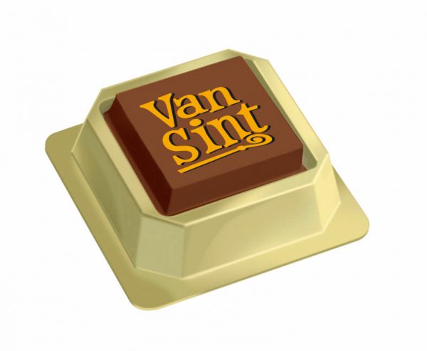 Praline mit Logo bedruckt 1er Werbegeschenke - Süss und Lecker
